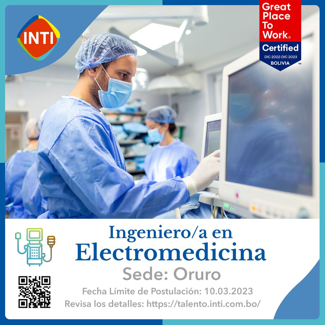 INGENIERO DE ELECTROMEDICINA | Trabajando Bolivia