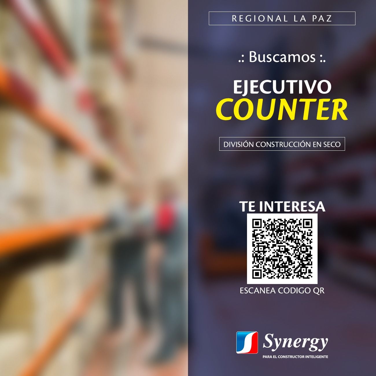 EJECUTIVO COUNTER | Trabajando Bolivia