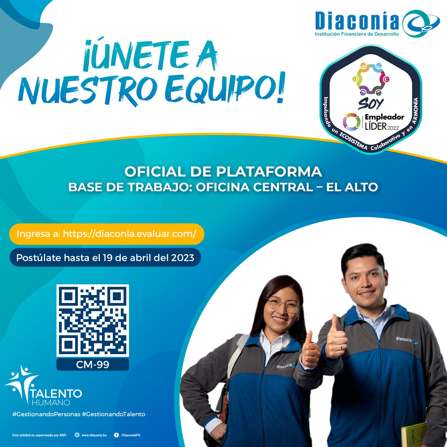 OFICIAL DE PLATAFORMA | Trabajando Bolivia