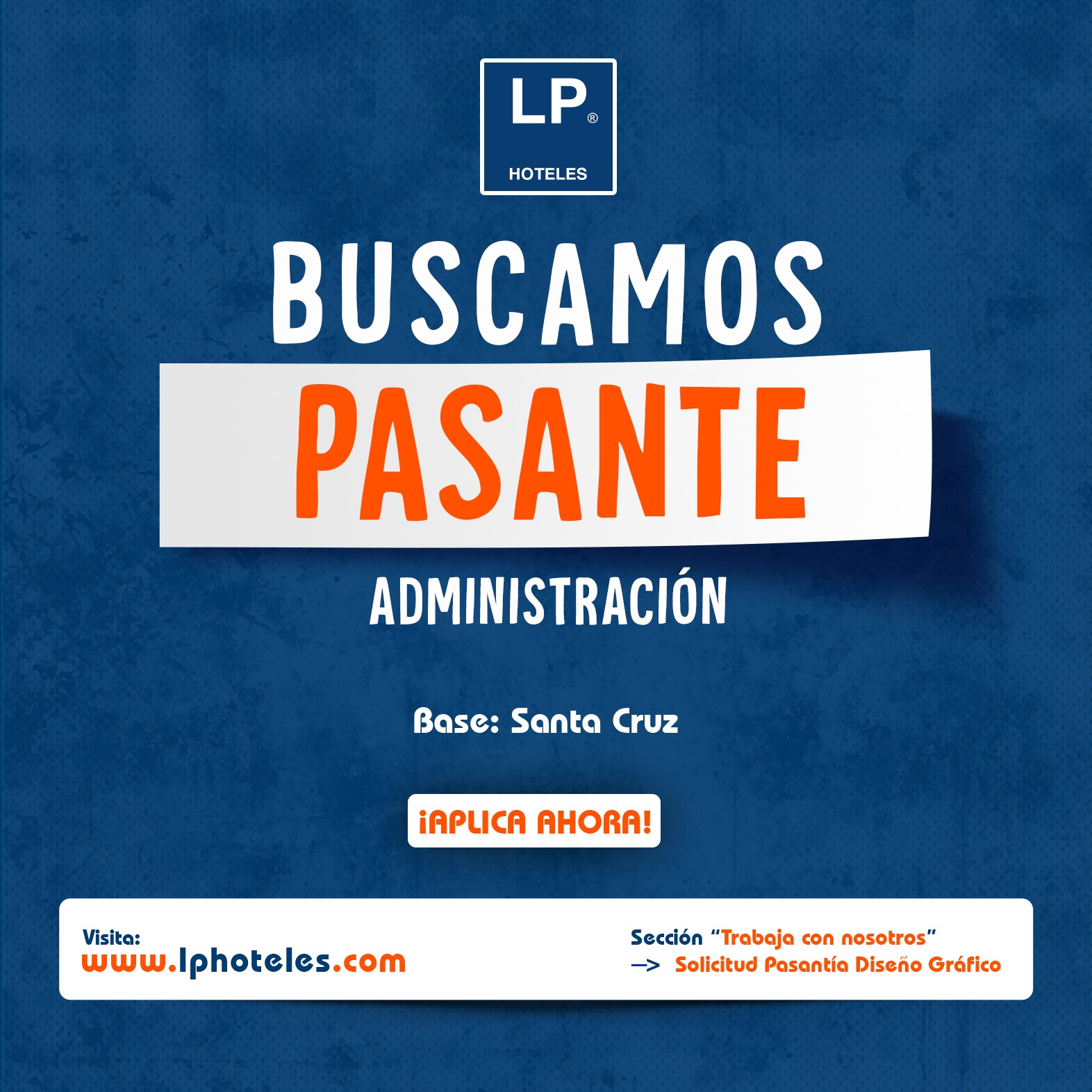 PASANTE DE ADMINISTRACIÓN | Trabajando Bolivia