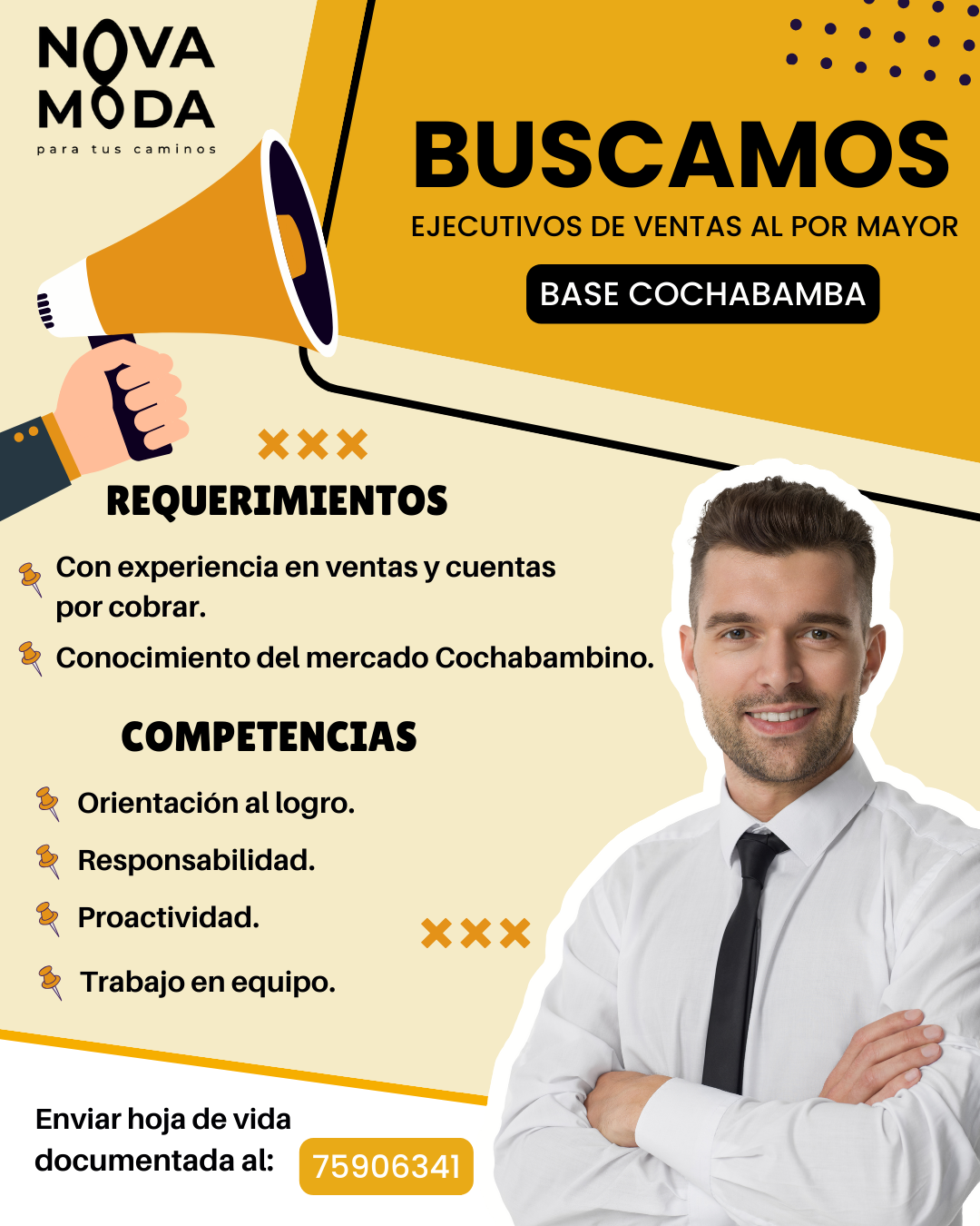 VENDEDOR POR MAYOR | Trabajando Bolivia