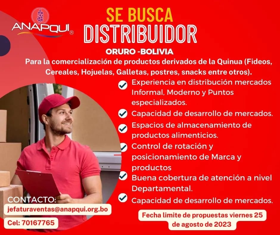 DISTRIBUIDOR | Trabajando Bolivia
